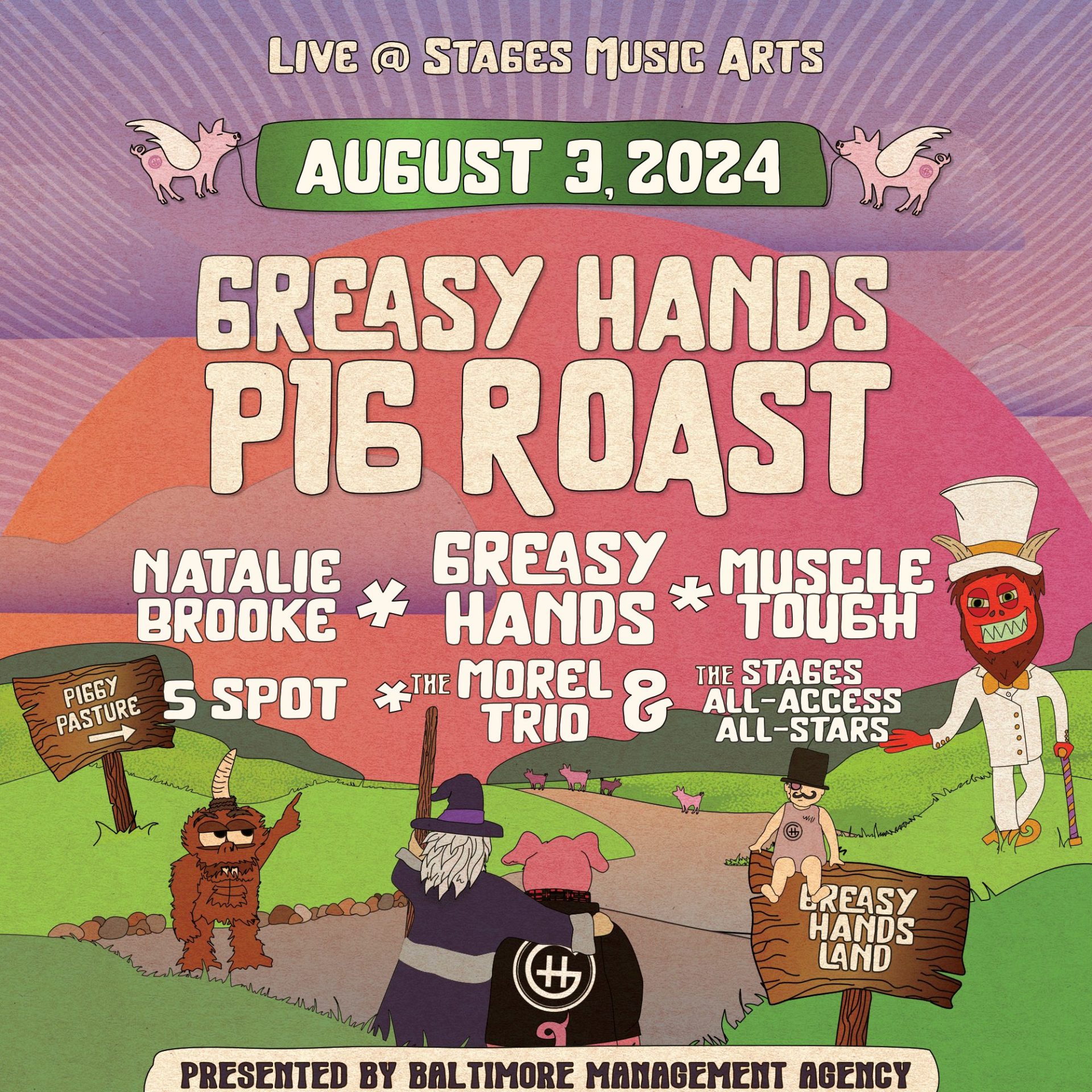 Greasy Hands Pig Roast - Stages Music Arts