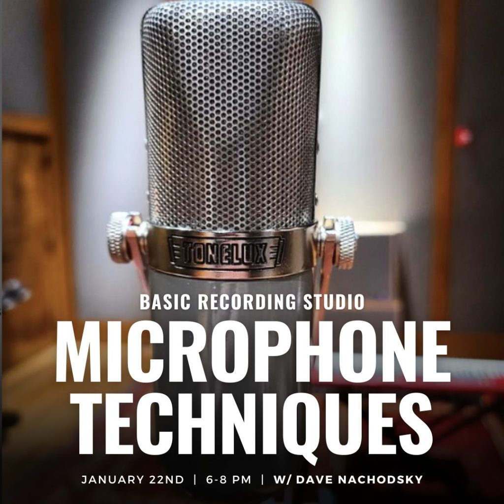 Basic Recording Studio Microphone Techniques - Stages Music Arts