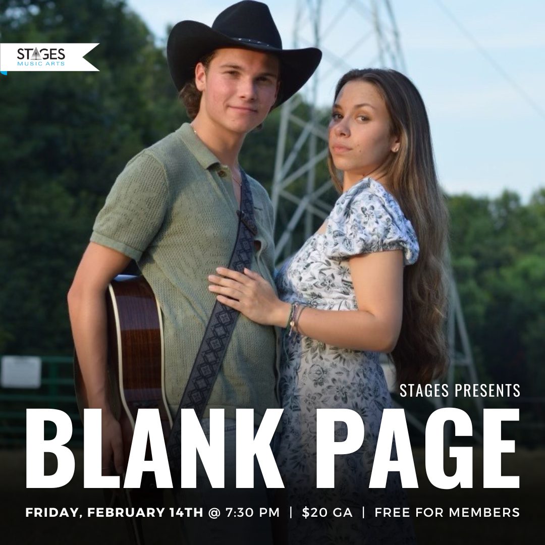 Stages Presents: Blank Page - Stages Music Arts